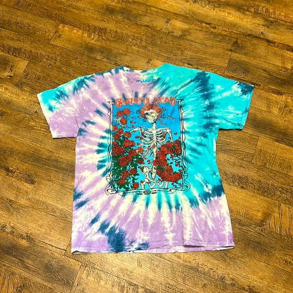 Liquid Blue | Shirts | Liquid Blue The Grateful Dead Tie Dye Graphic ...
